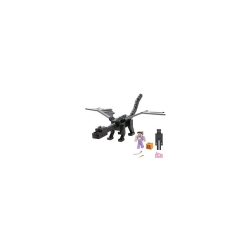 Minecraft Ender Dragon Action Figures Set, Lights, Sounds & Mist, Stev ...